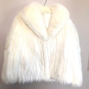 Saga Furs Jackets & Coats | Genuine Saga Silver Fox Fur Coat Short Jacket Real | Poshmark